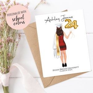 PERSONALIZED GRADUATION Card for Class of 2024 Graduation Card ...