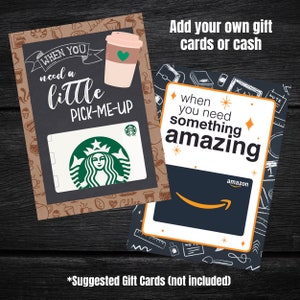 Printable Summer Gift Card Book for Summer Teacher Gifts for Summer ...