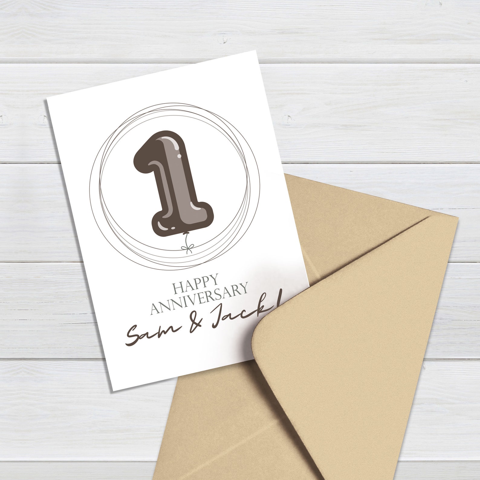 CUSTOM BIRTHDAY CARD, Personalized Birthday Card, Personalized Card ...