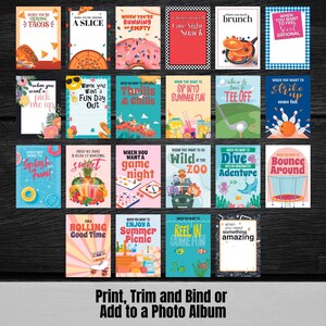 Printable Summer Gift Card Book for Summer Teacher Gifts for Summer ...