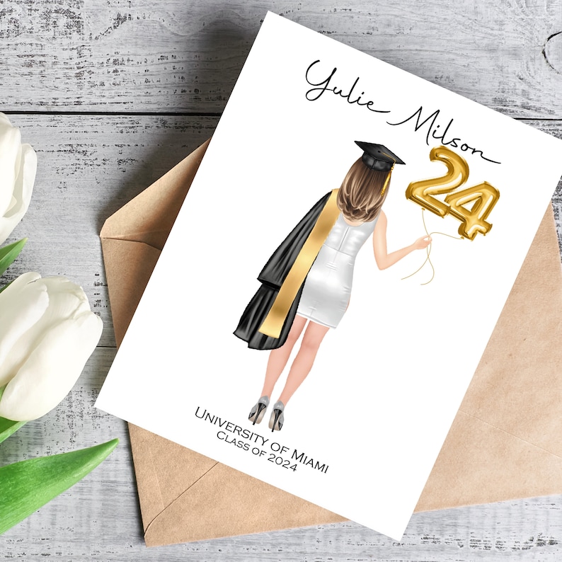 PERSONALIZED GRADUATION Card for Class of 2025 Graduation Card ...