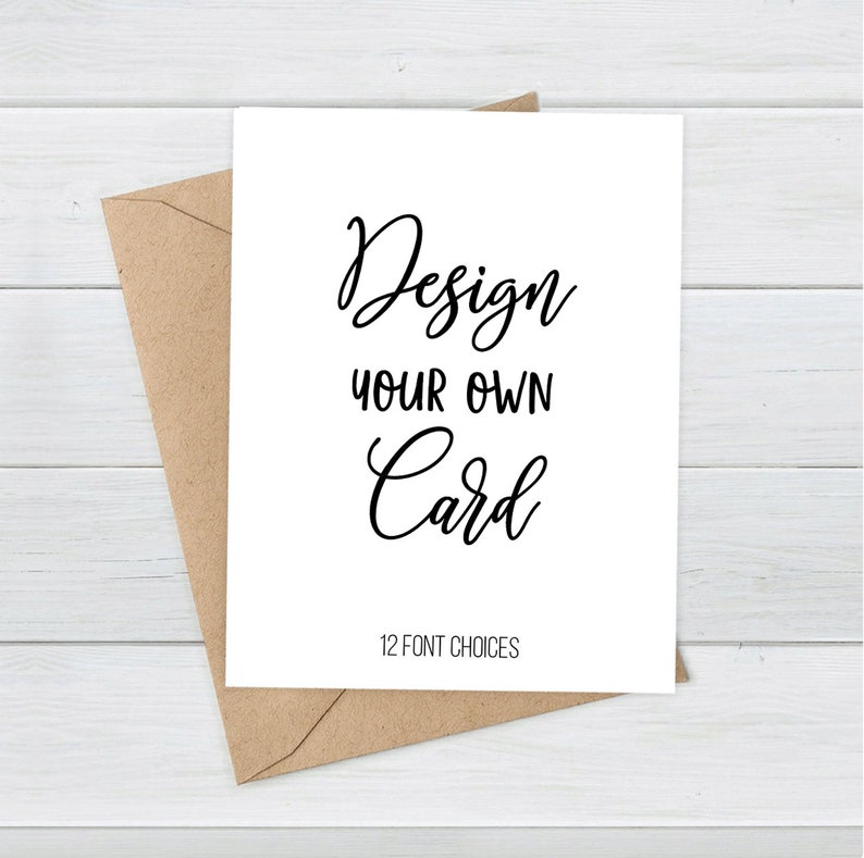 PERSONALIZED CARDS Create your own Christmas Card Create | Etsy