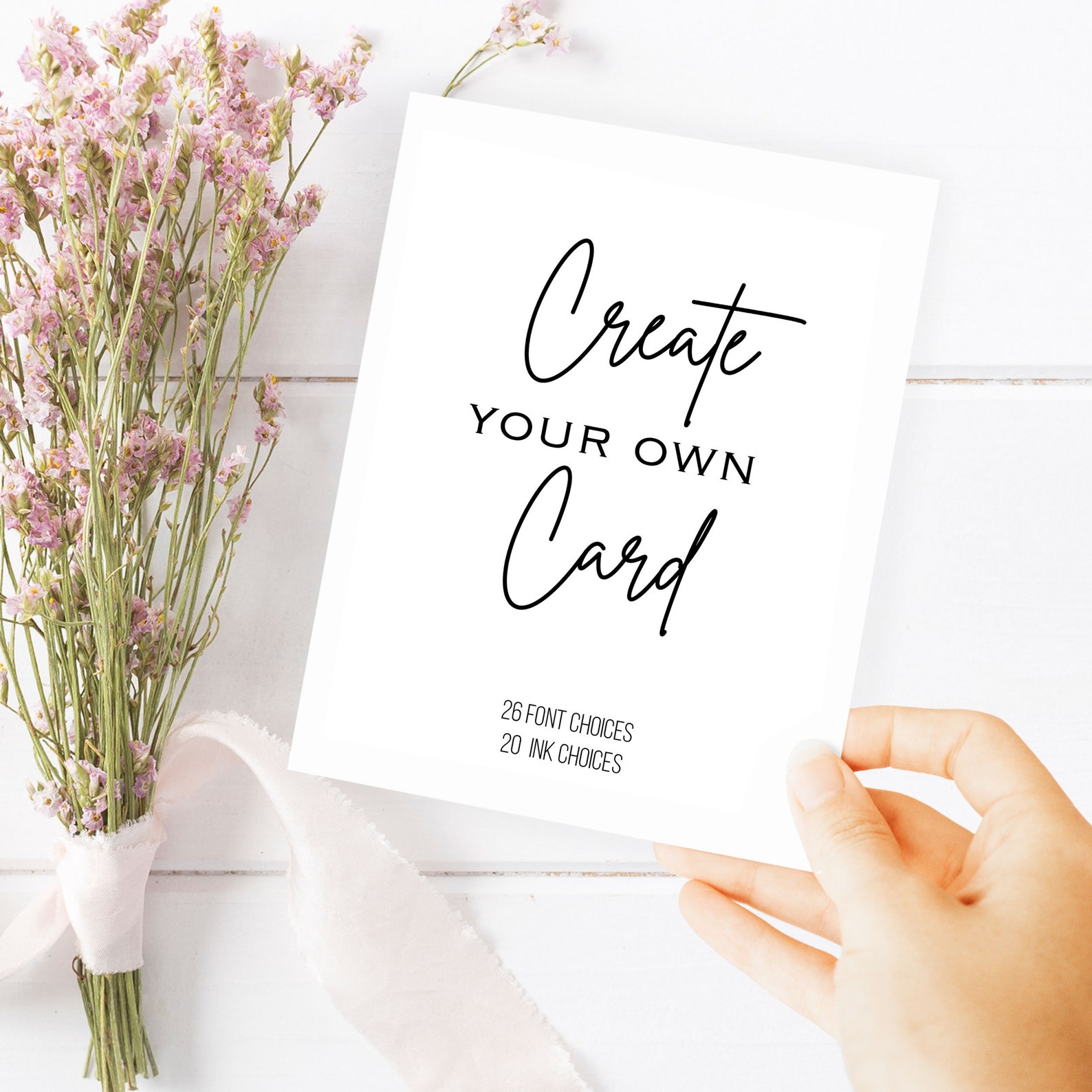 PERSONALIZED CARDS Personalised Cards Create Your Own Card | Etsy