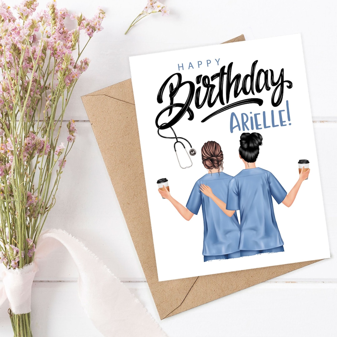 Nurse Birthday Card for Doctor Birthday Card for Essential Workers ...