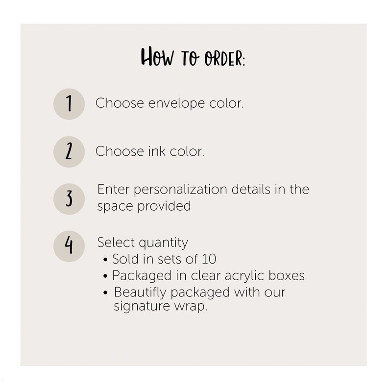 PERSONALIZED NOTECARDS Personalized Stationery Gift Custom - Etsy