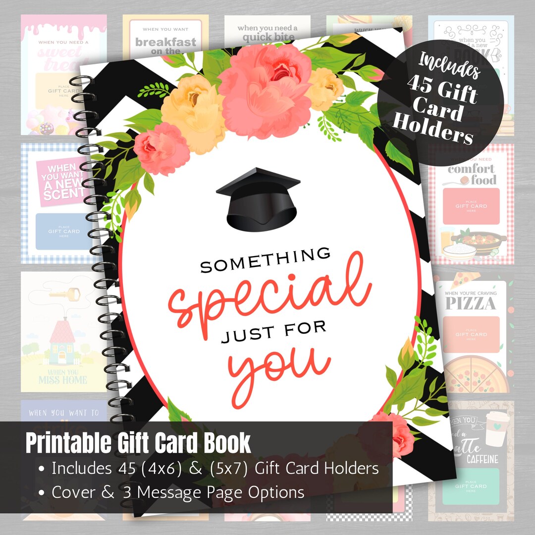 Graduation Gift Card Book, College Care Package, High School Graduation ...