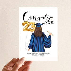 Personalized Graduation Card for Class of 2025, Congratulations Grad ...