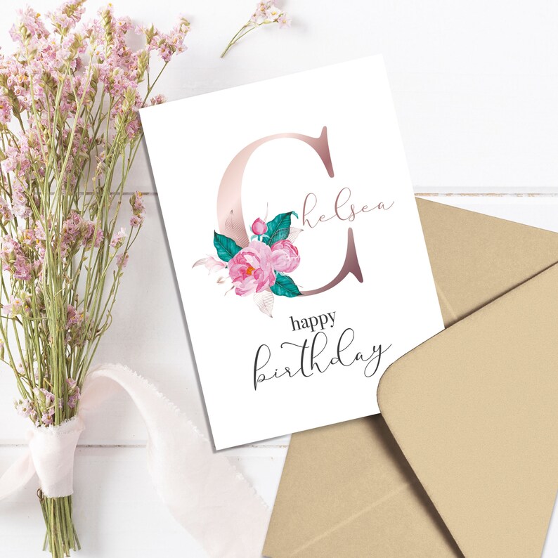 CUSTOM BIRTHDAY CARD Personalized Birthday Card Personalized - Etsy