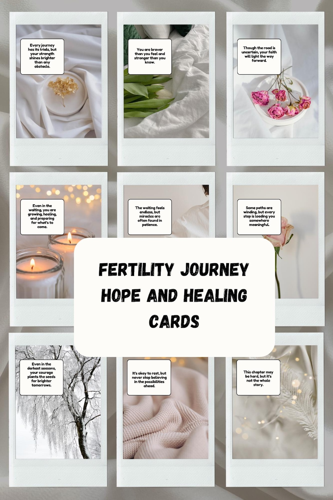 16 Fertility Journey Self Affirmation Cards. Infertility Gift ...