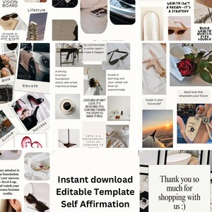 2025 Vision Board. Printable Pdf Vision Board Template. Manifestation ...
