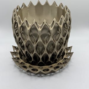 Gothic Planter - Sculpted Black Pot for Indoor Plants - Modern Gift for ...
