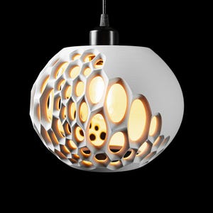 Abstract Pendant Lamp Kit - Modern Open-weave Design - Etsy