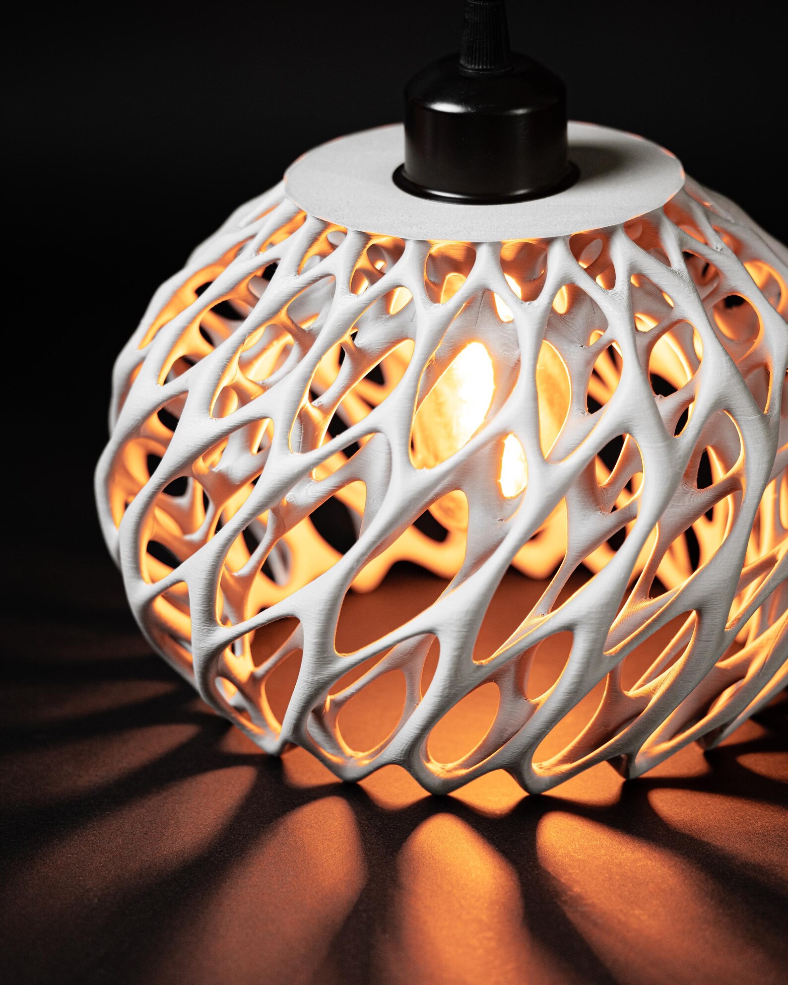 Abstract Pendant Lamp Shade - Modern Statement Lighting - Etsy