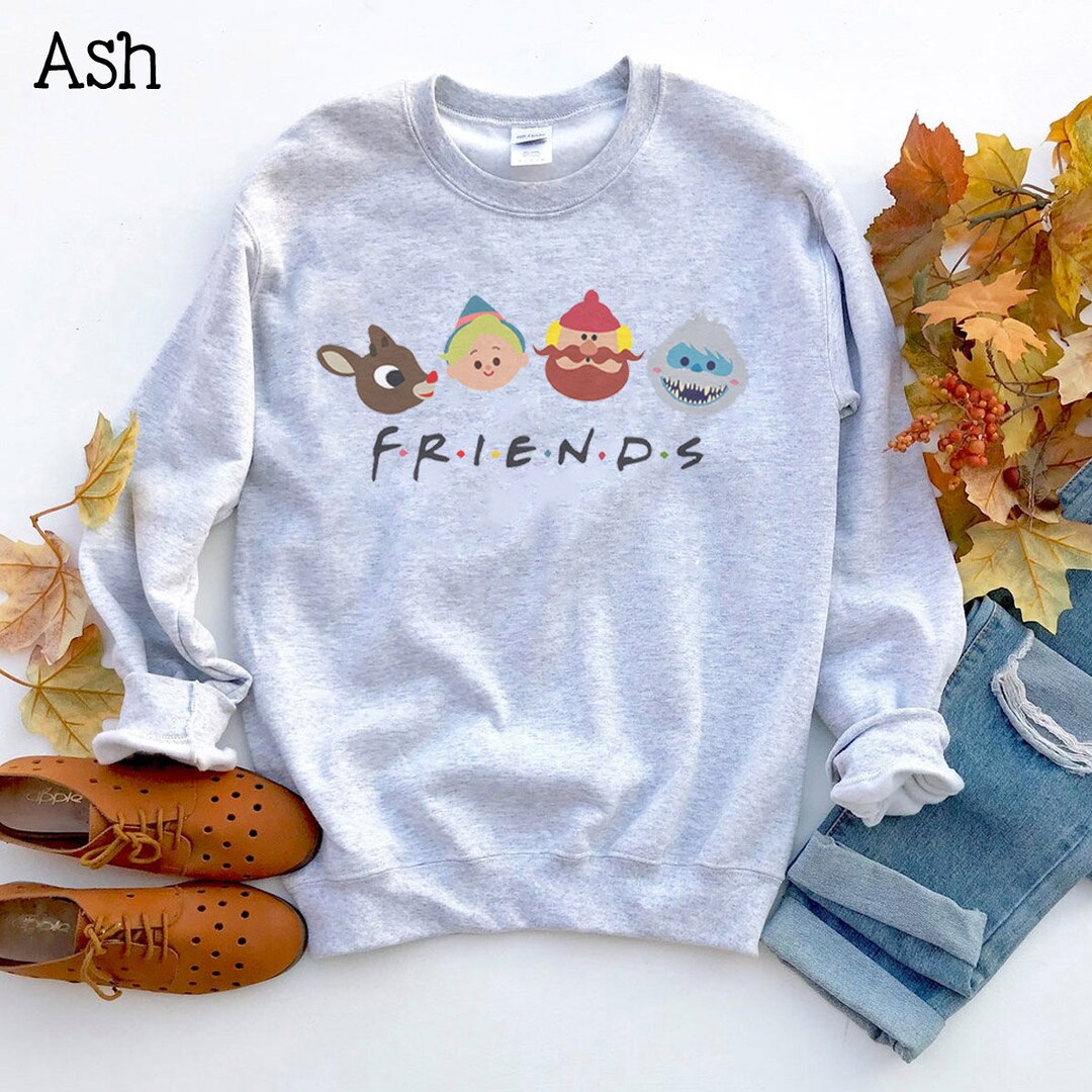 Vintage Christmas Misfits Characters Friends Sweatshirt - Etsy