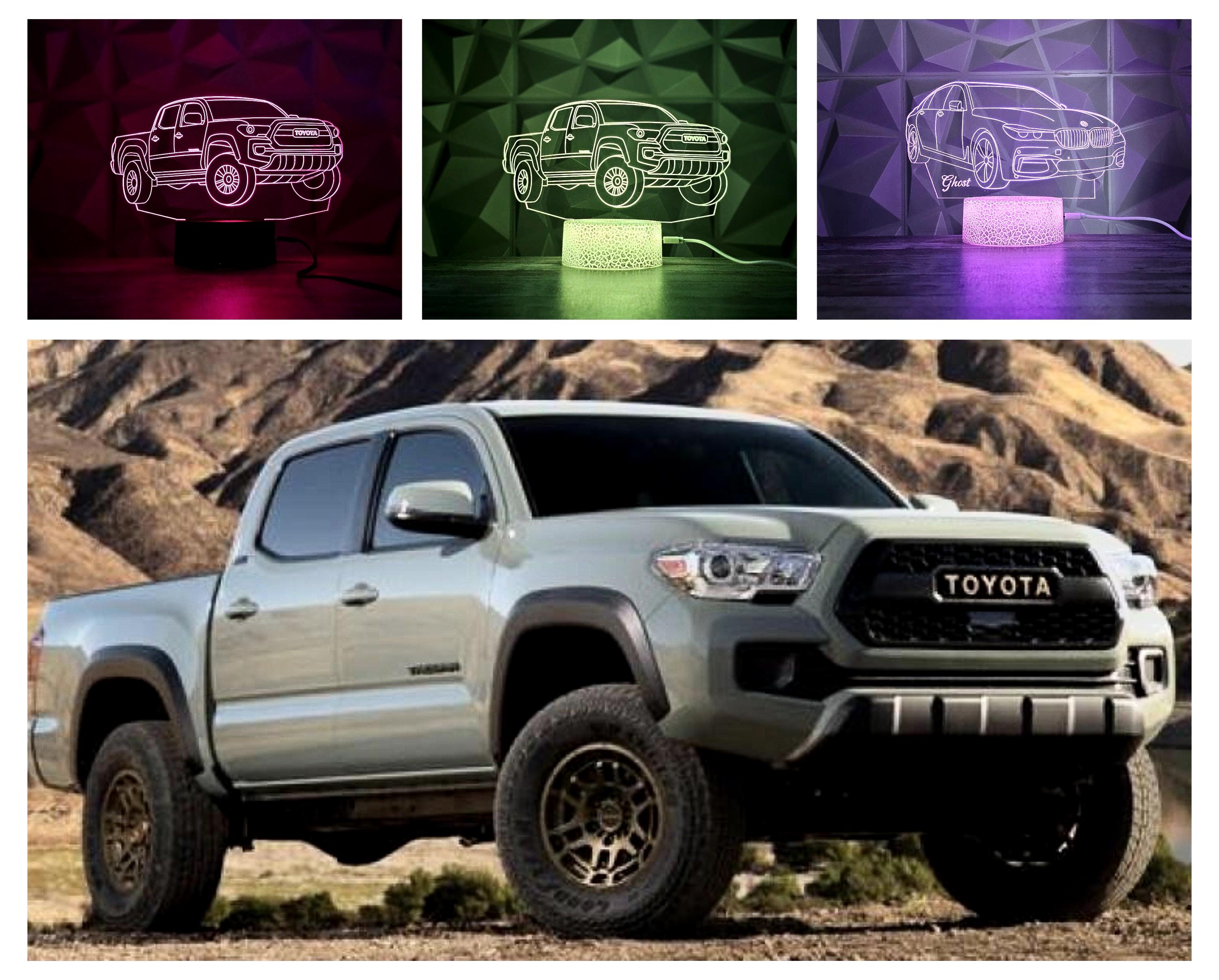 Car Guy Lamp Gift, Custom 3D Car Sketch Night Light 7 Colors, Super Car ...