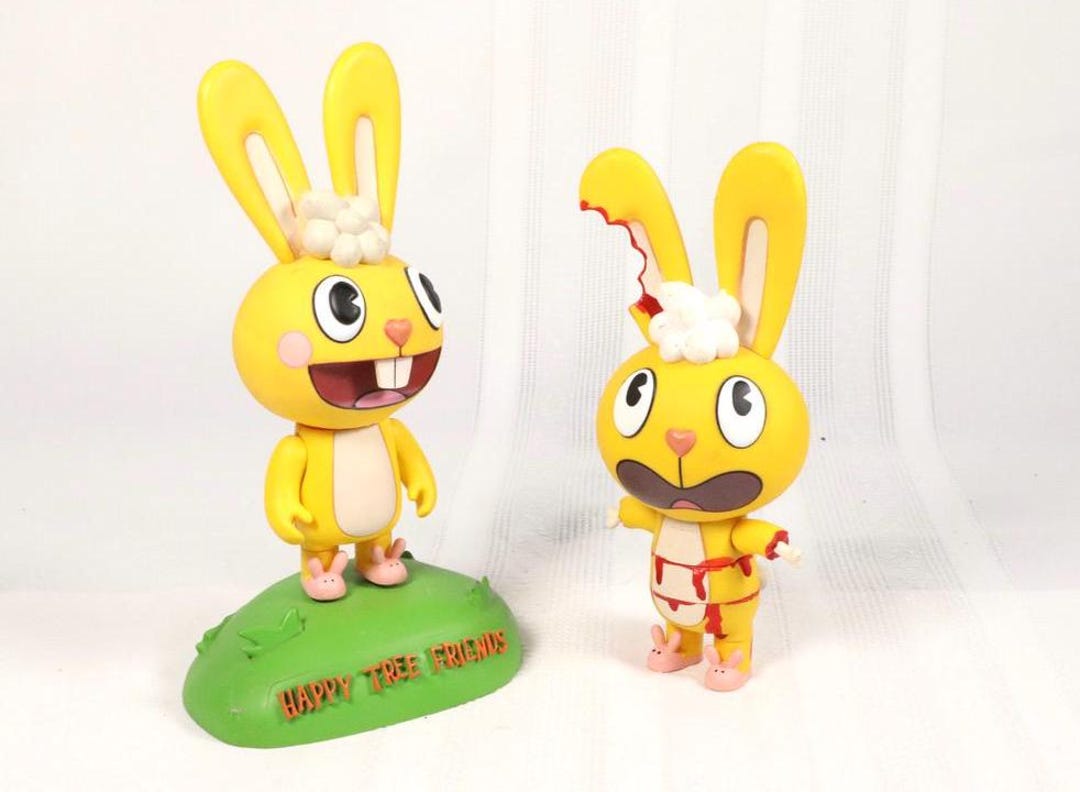 Happy Tree Friends FLIPPY Pair & CUDDLES Pair, CUSTOMIZABLE Action ...