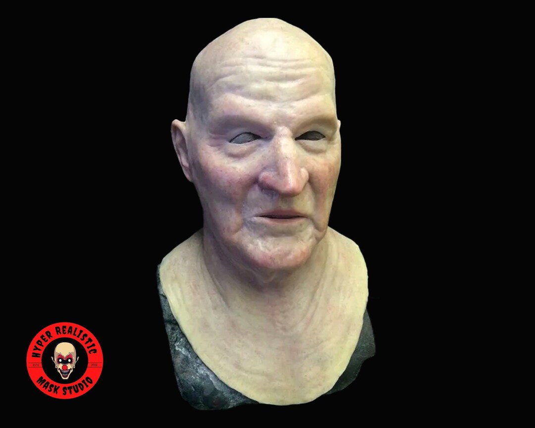 Custom-made Realistic Old Man Silicone Mask Crafted With Precision and ...