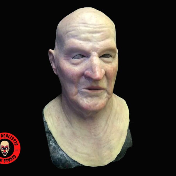 Realistic Old Man Silicone Mask - Etsy