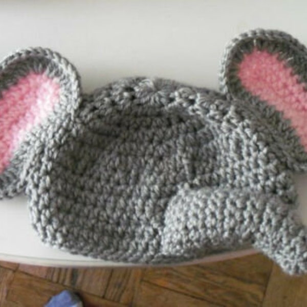 Crochet Elephant Hat - Etsy