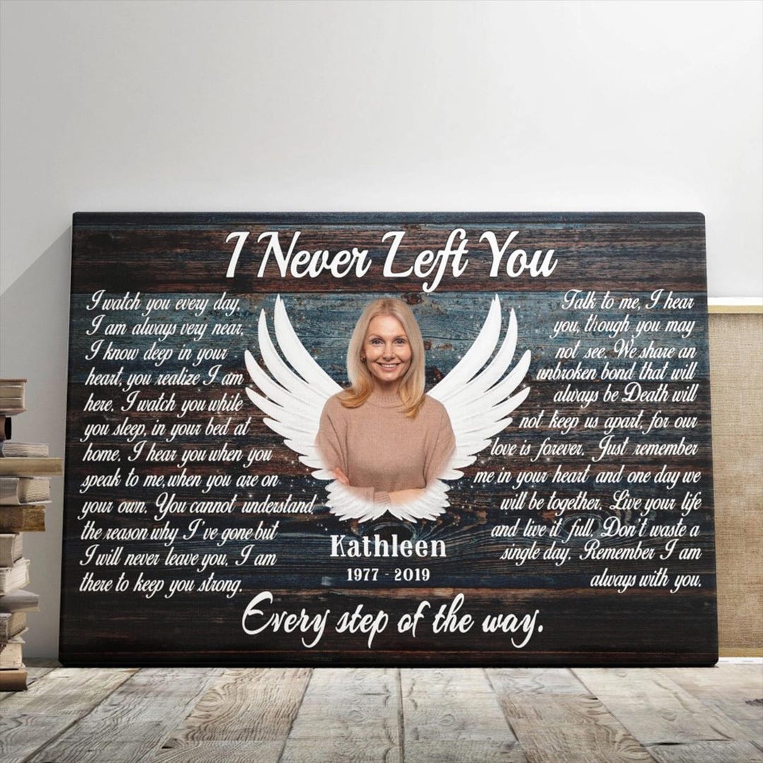 Dem Canvas Personalized Memorial Canvas Prints, Custom Photo, Memorial ...