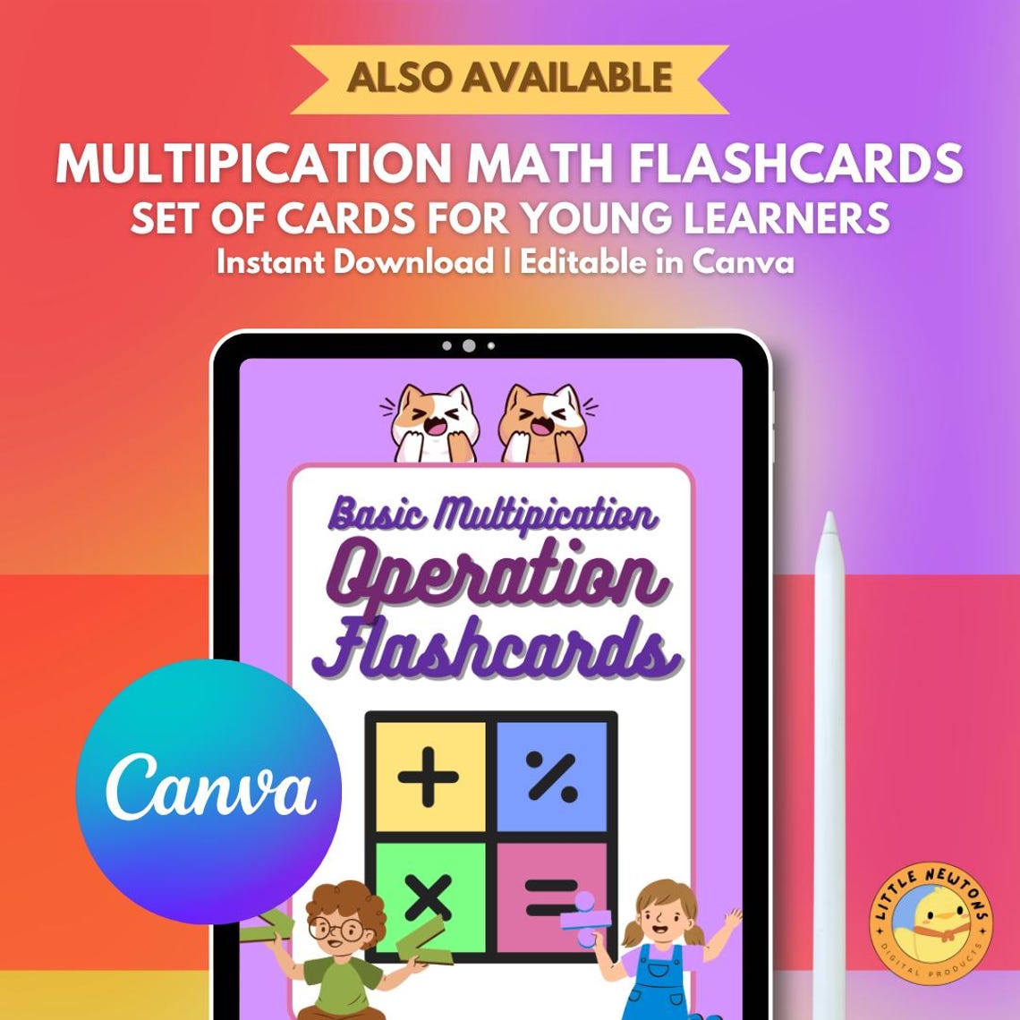 Division Math Flashcards Printable and Editable Basic Divide Worksheets ...
