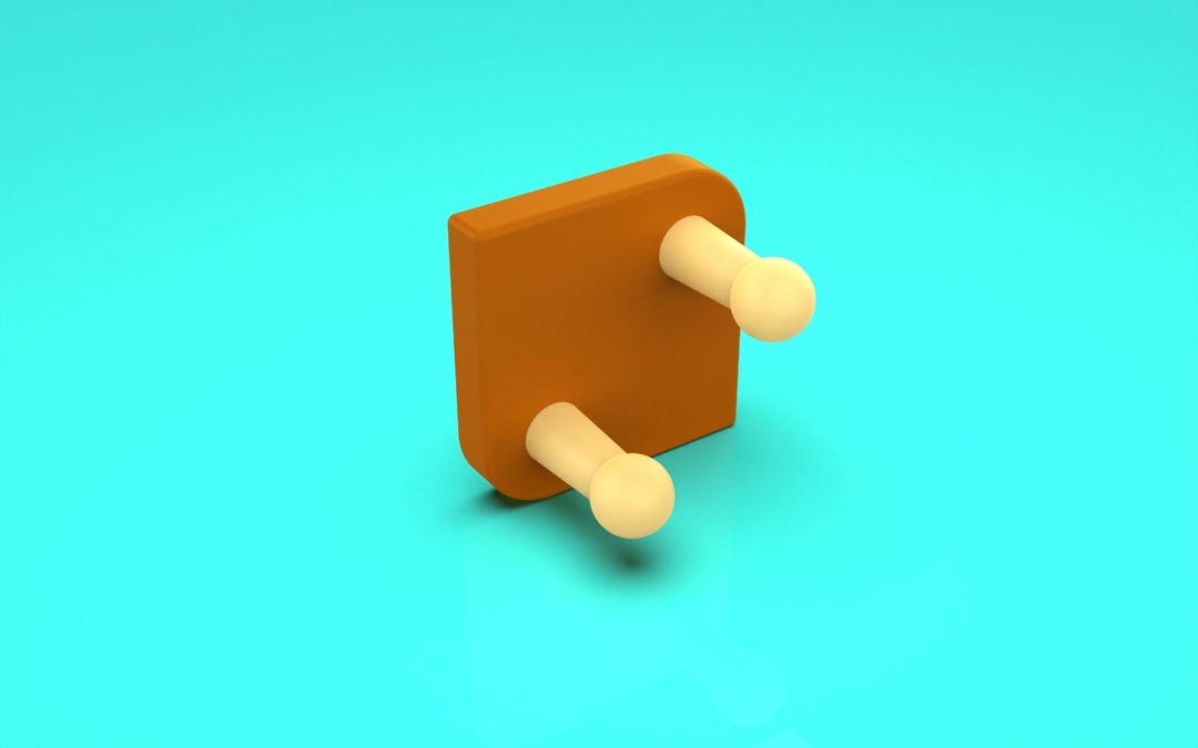 Compact Square Peg Wall Hook – 3D Printable STL File - Etsy