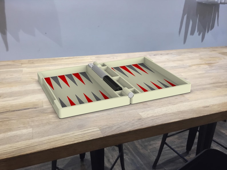 Printable Backgammon Game With Assembly Instructions – Portable ...