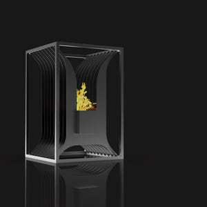 CNC Fire Pit DXF File – Modern Outdoor Fire Pit Plans for Laser, Plasma ...