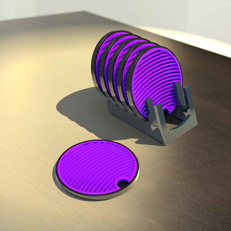 3d Printed Coasters - Etsy