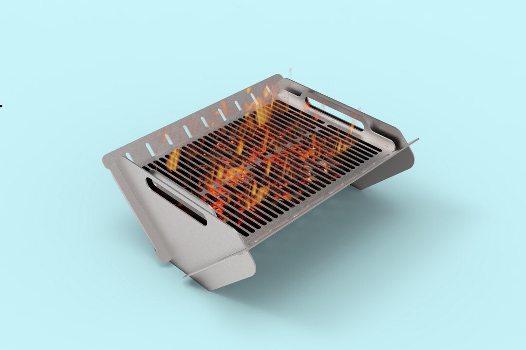 DIY Portable BBQ Grill Plans | Dxf & Pdf Files for CNC Cutting - Etsy