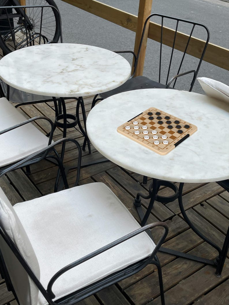 Folding Checkers Board STL File: 3D Printable Travel Game - Etsy