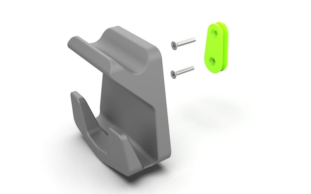 Heavy-duty Wall Hook STL File – 3D Printable Utility Hanger for Garage ...