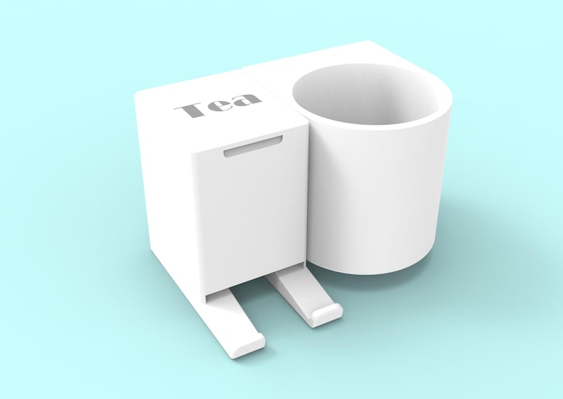 Custom Tea Stand – DIY Tea Bag Dispenser & Cup Holder | STL Files for ...