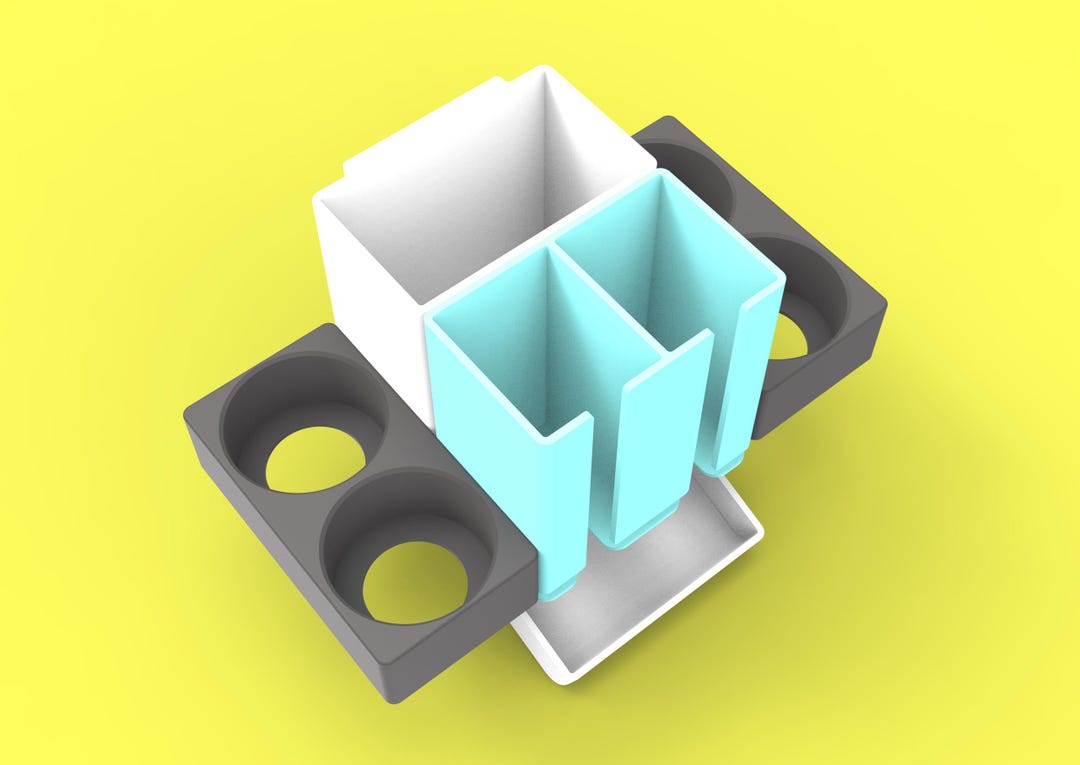 3D Printed Tea Stand: DIY Tea Bag & Cup Holder (STL Files) - Etsy UK