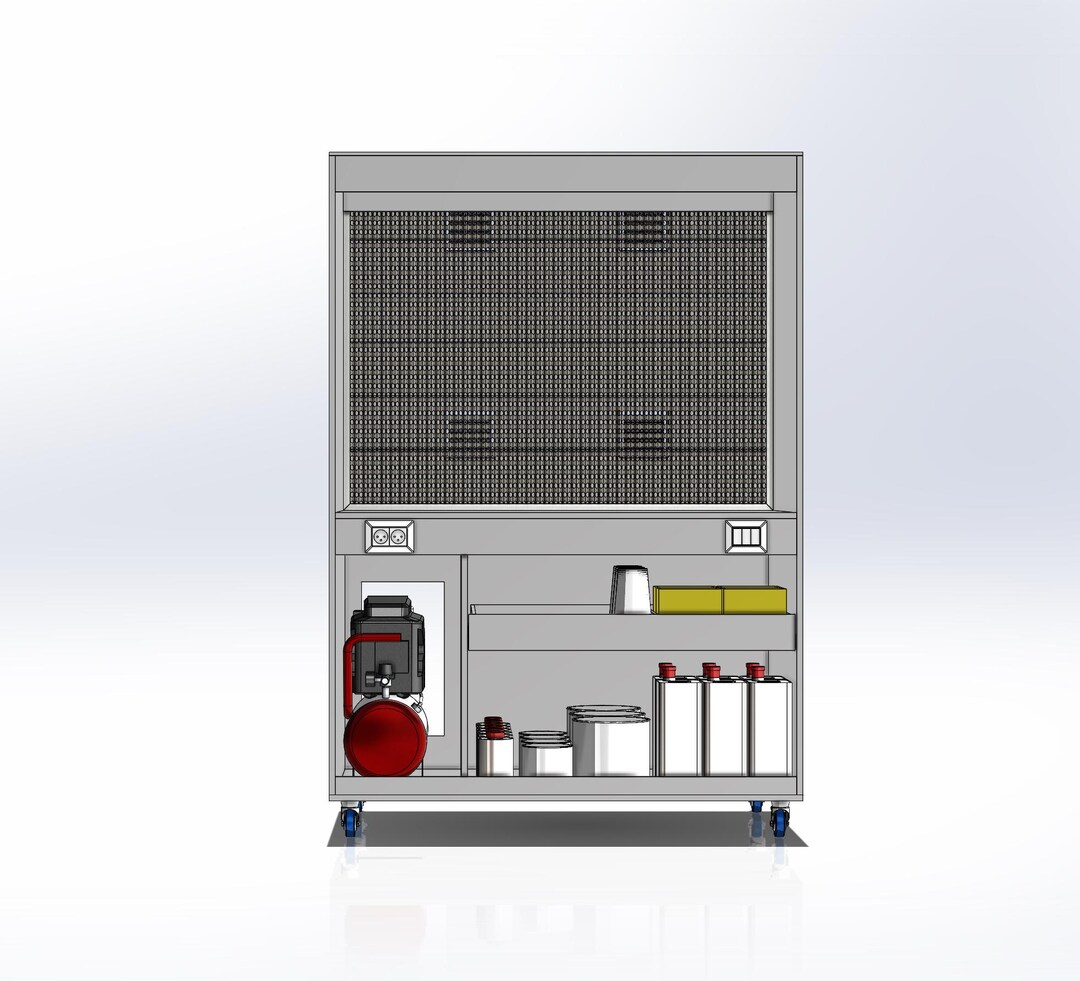 Portable Paint Booth Design - Digital Download (DIY Build Plan) - Etsy