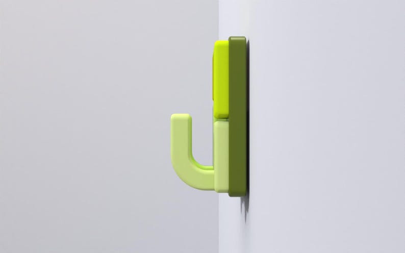 3D Printable Wall Hanger: Modern Multi-hook Organizer (STL File) - Etsy