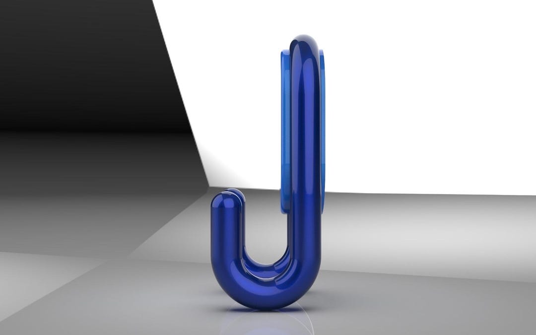 Double Hook With Rounded Design – 3D Printable STL File - Etsy