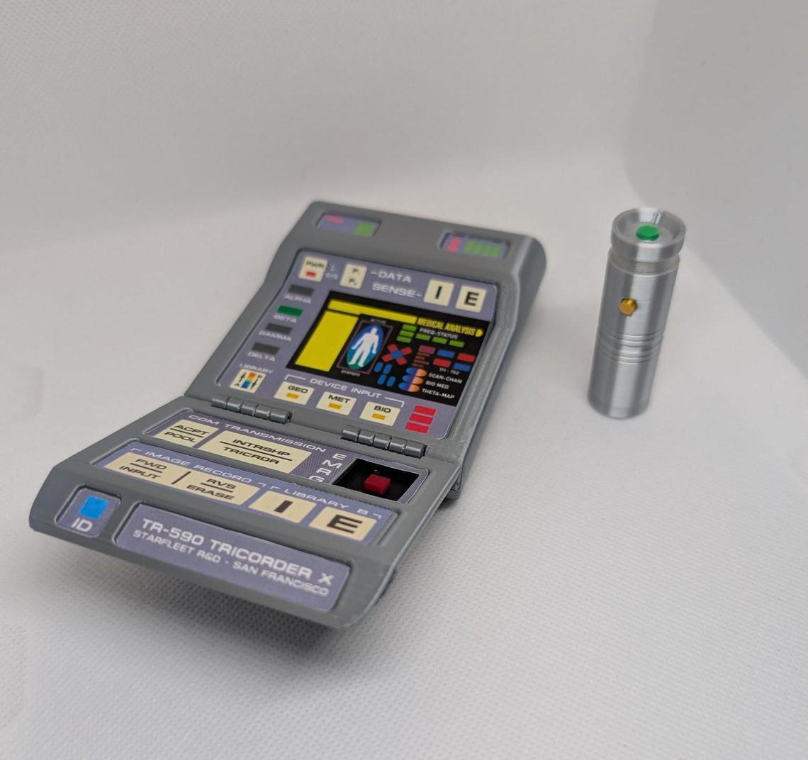 Starfleet Medical Kit With Medical Tools - 3D Printed Hand Finished ...