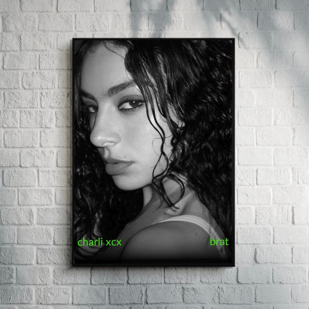 Charli XCX Brat Poster Digital Download, Printable Wall Art, Poster ...