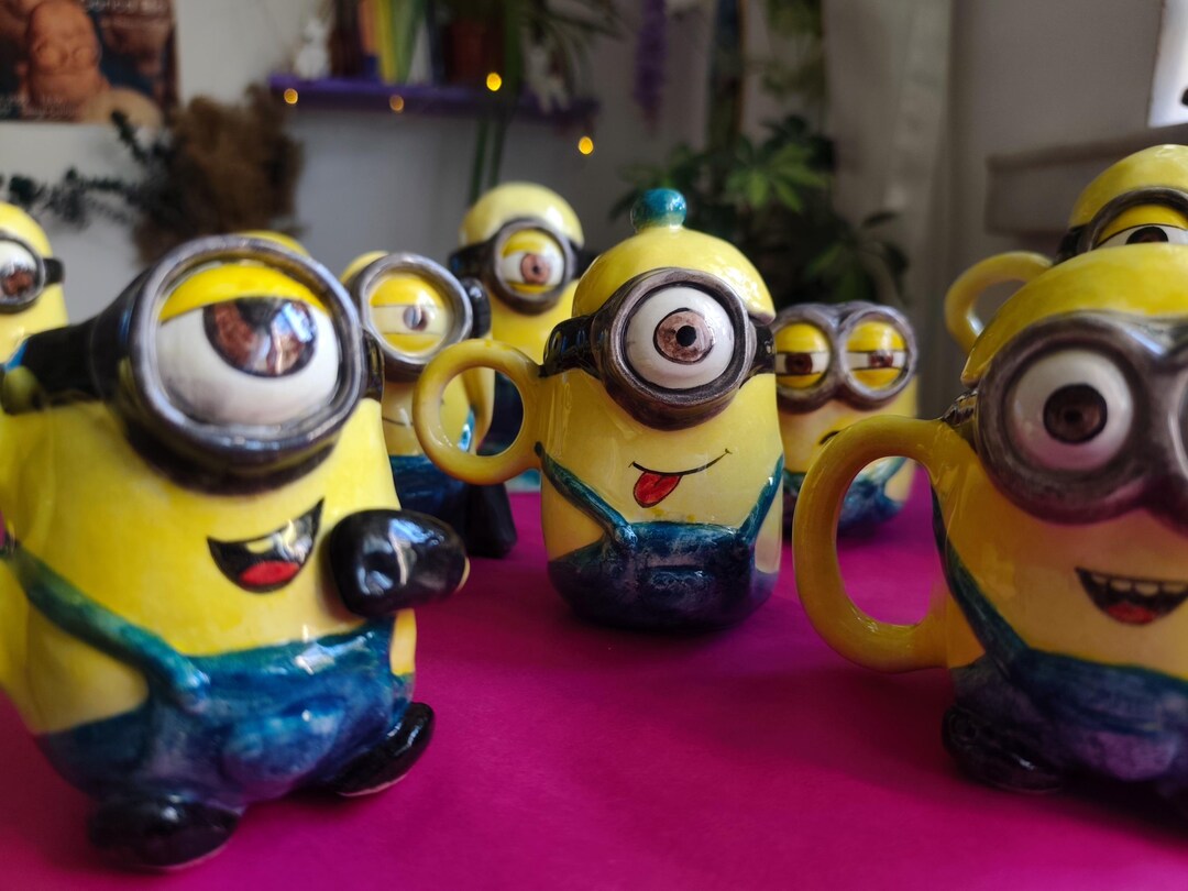 Hand-painted Minion Mug – Unique Ceramic Character Cup – Choose Your ...