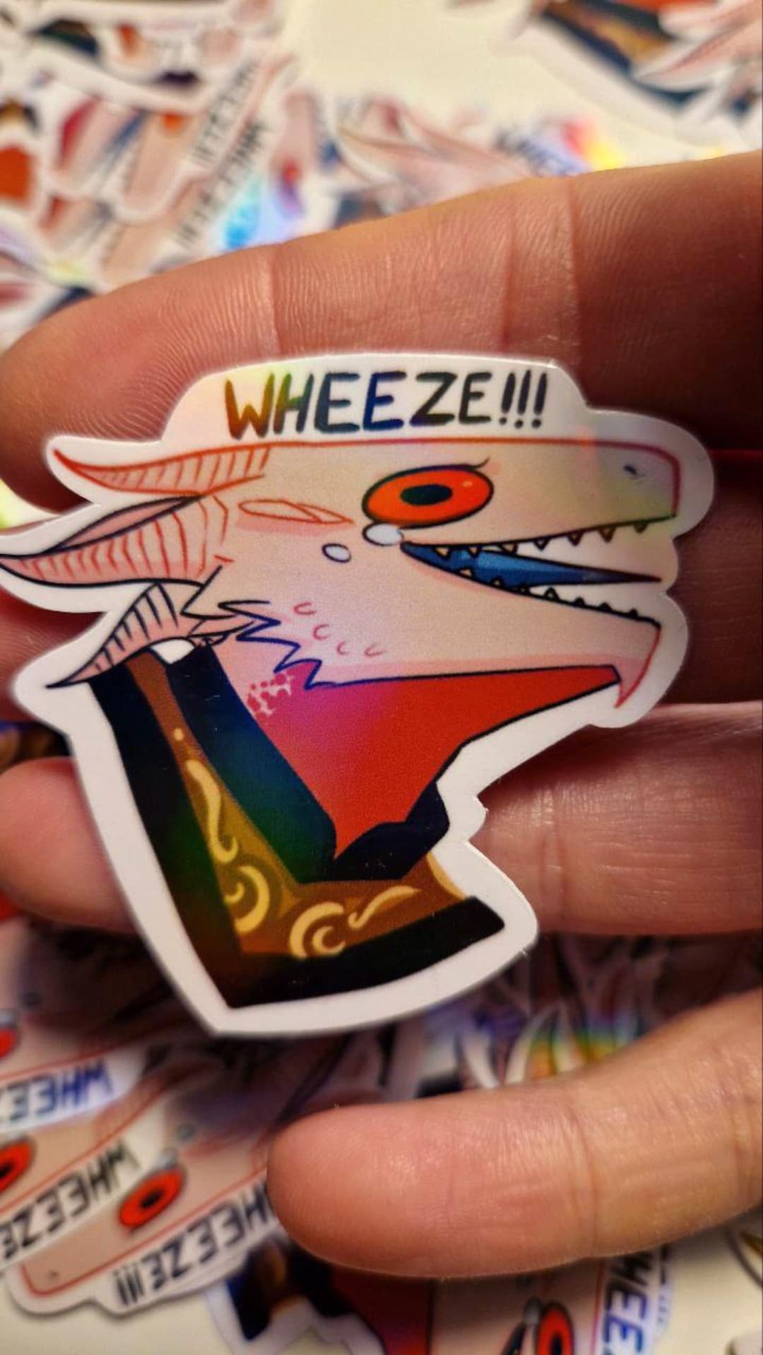 Dark Urge "wheeze" Sticker Baldurs Gate - Etsy