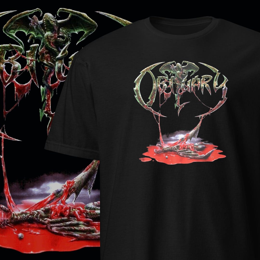 Obituary T-shirt Old School Death Metal Clothing Metal Merch - Etsy