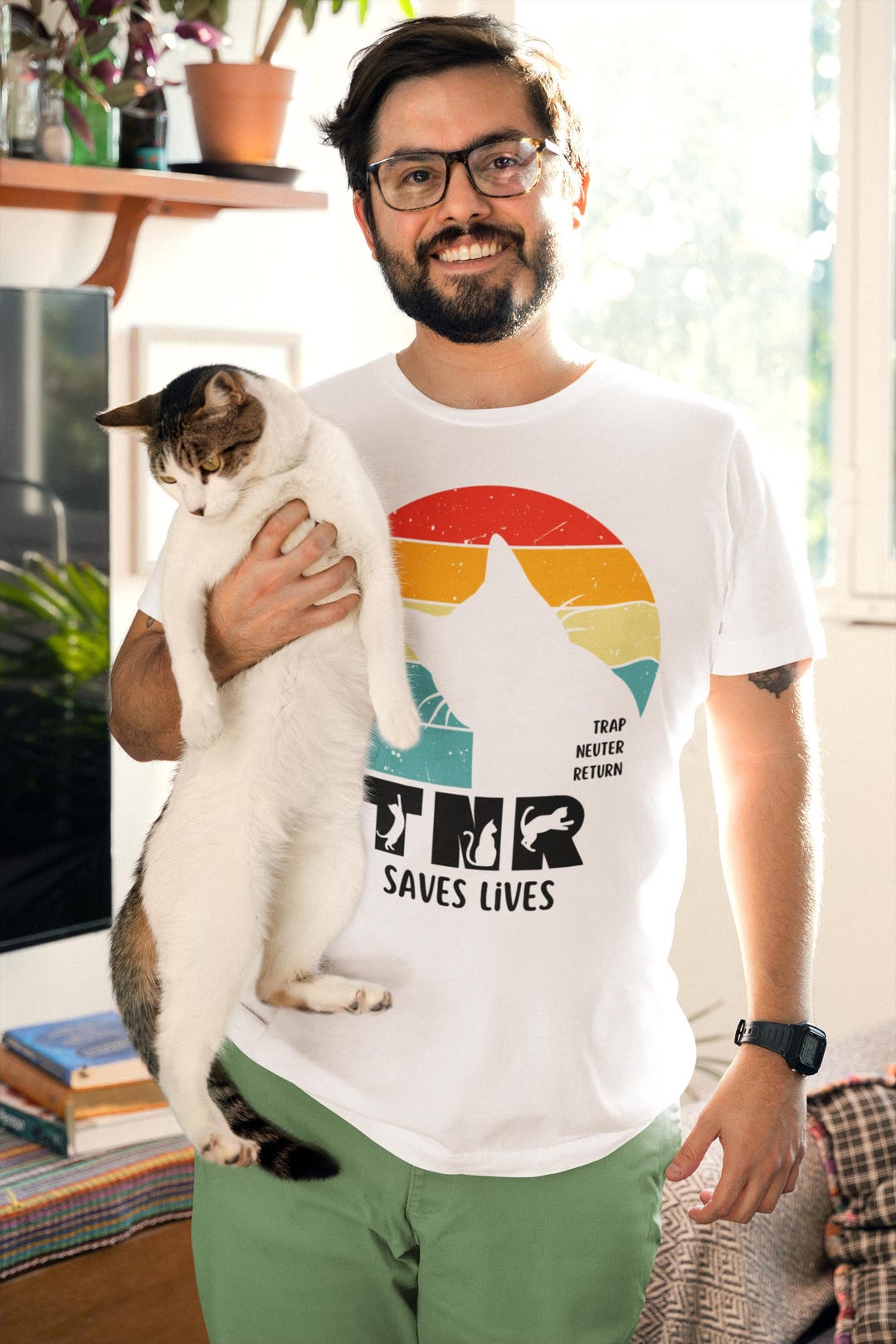 TNR Digital Art, Trap Neuter Return, TNR Saves Lives, Cat Rescue Svg ...