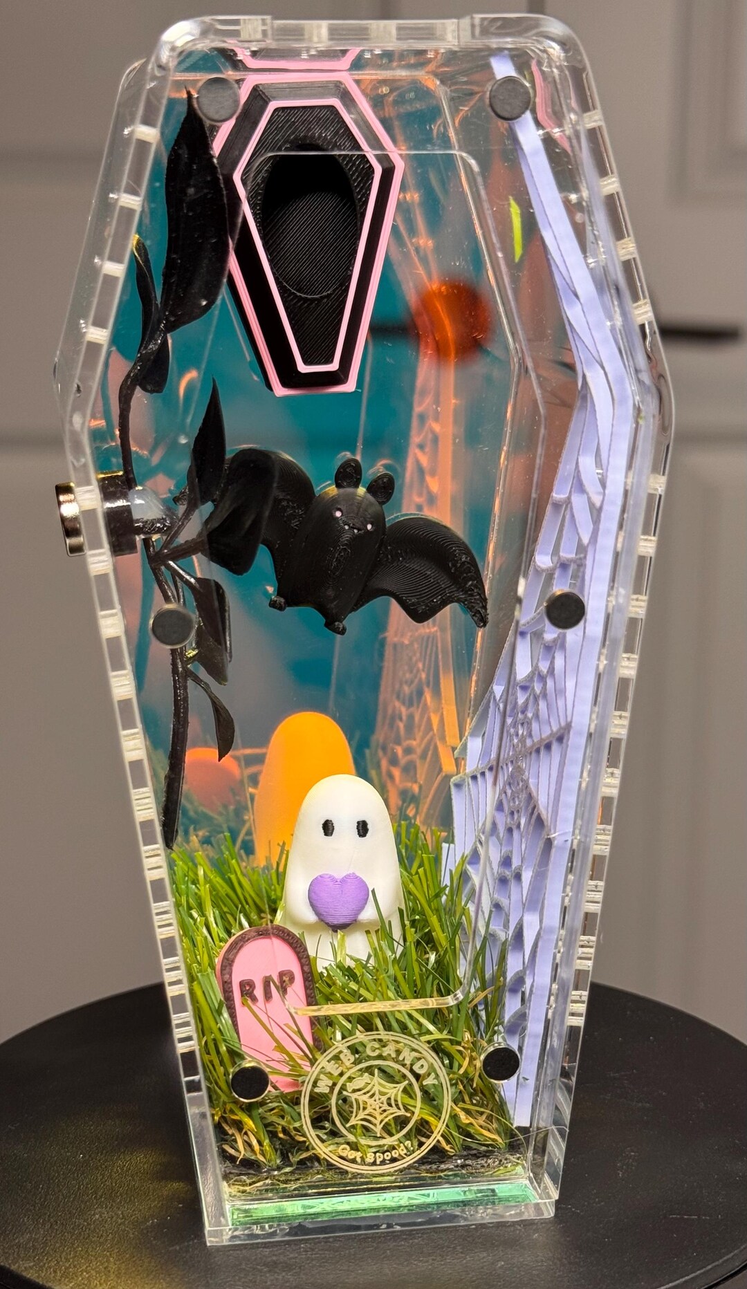 Valloween Iridescent Coffin Jumping Spider Enclosure - Etsy