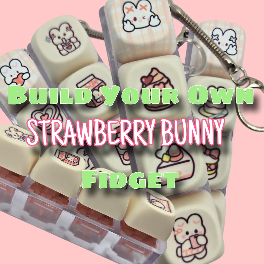 Build A Cute Bunny Fidget!( Silent, Clacky, or Creamy) - Etsy