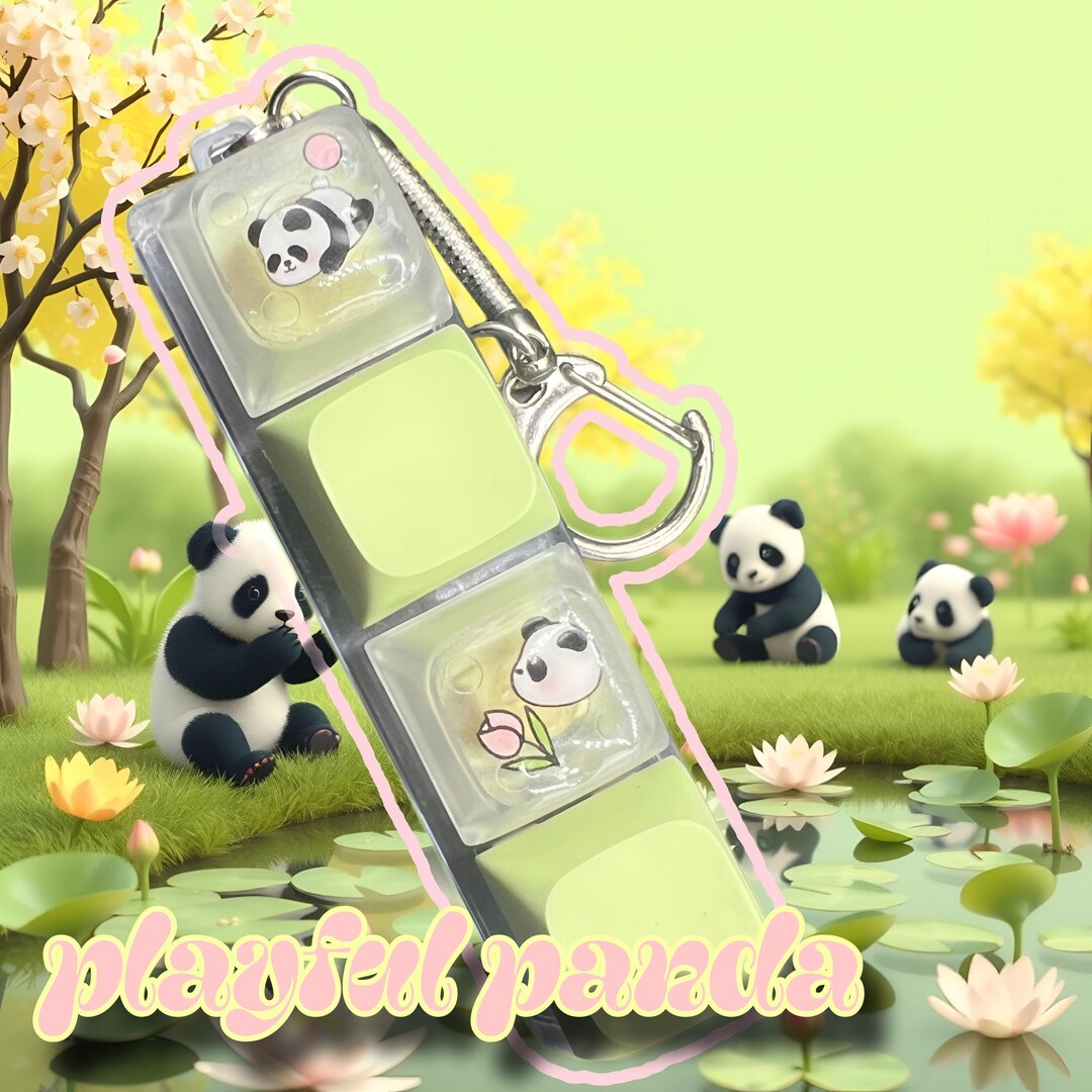 Presszen Playful Panda 4 Key Fidget creamy Clicks - Etsy