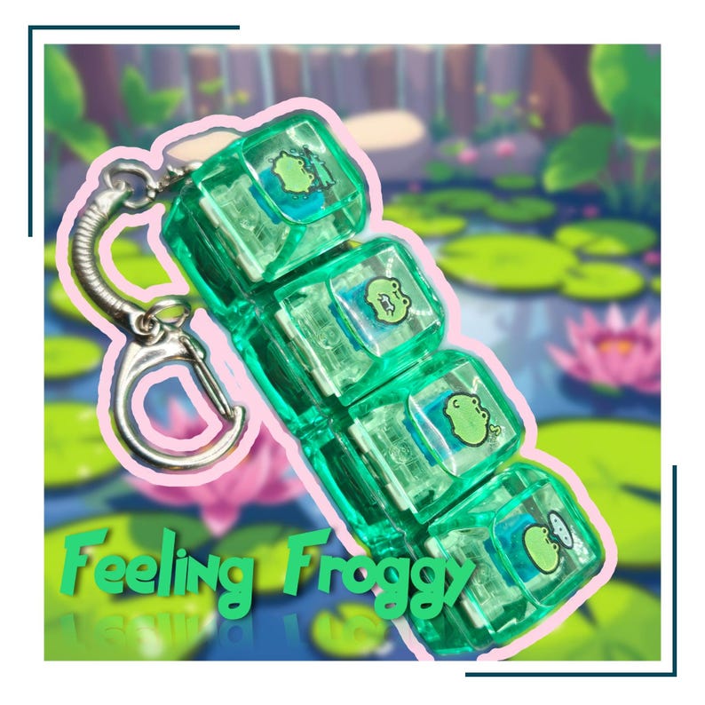 Presszen Feeling Froggy 4 Key Fidget W Ledclicky Clicks - Etsy