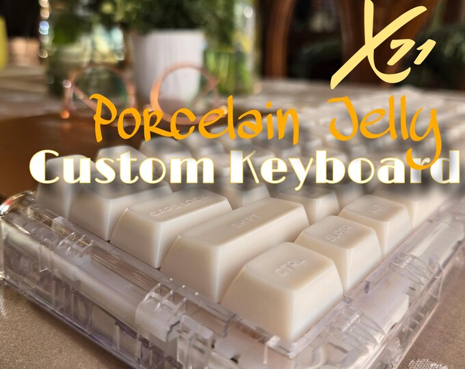 Porcelain Jelly Custom X71 Wireless Mechanical Keyboard Tri-mode Hot ...