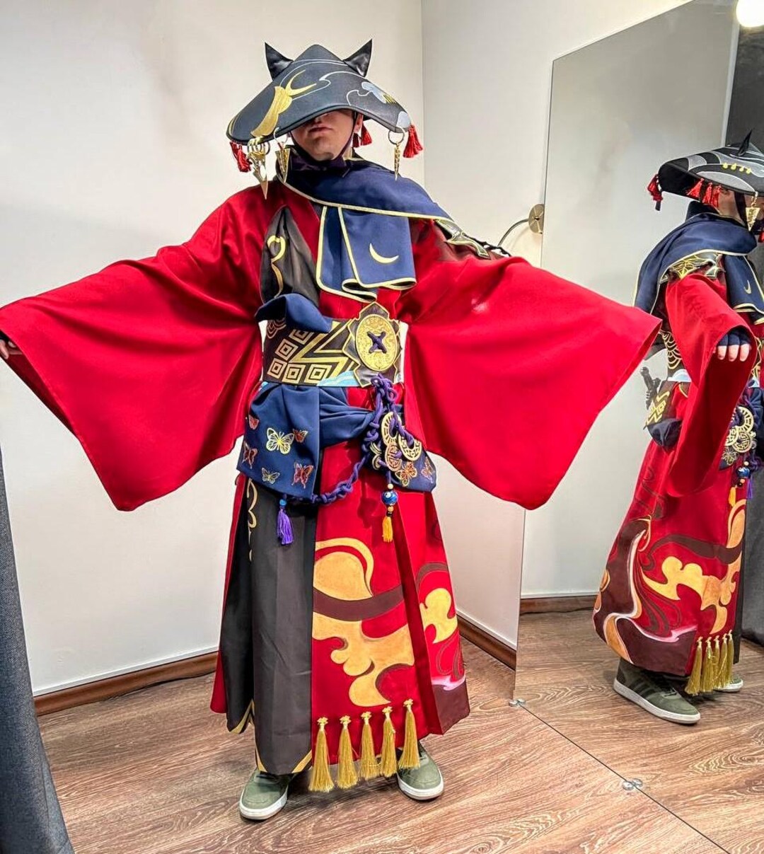 Myochin Armor Cosplay Costume, Made to Order, Hand-tailored Men's ...