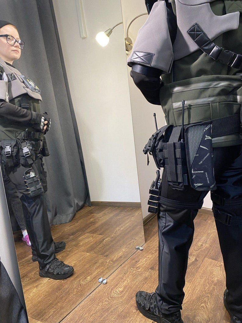Tactical Hacker-inspired Cosplay Costume, Custom Made, Handcrafted ...